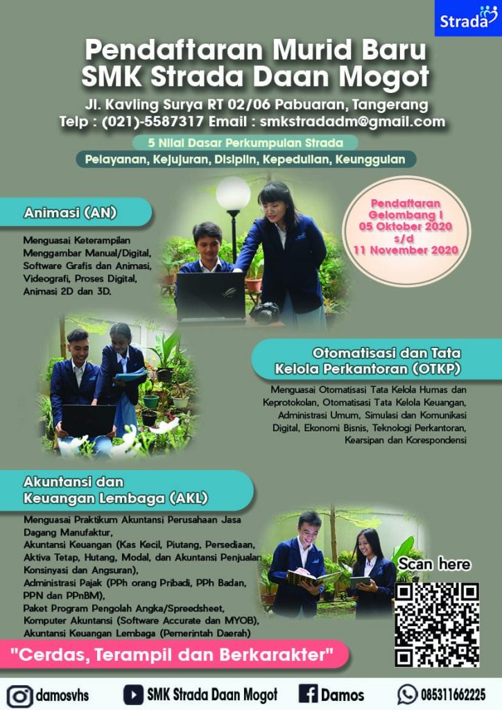AYO MASUK DAMOS | SMK Strada Daan Mogot