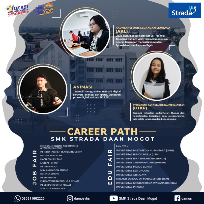 Join Damos, Lulus Langsung Kerja | SMK Strada Daan Mogot
