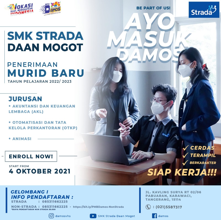 Join Damos, Lulus Langsung Kerja | SMK Strada Daan Mogot
